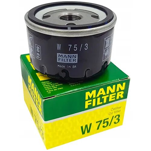Фильтр масляный MANN FILTER W753 - купить по выгодным ценам в интернет-магазине OZON (483134700)