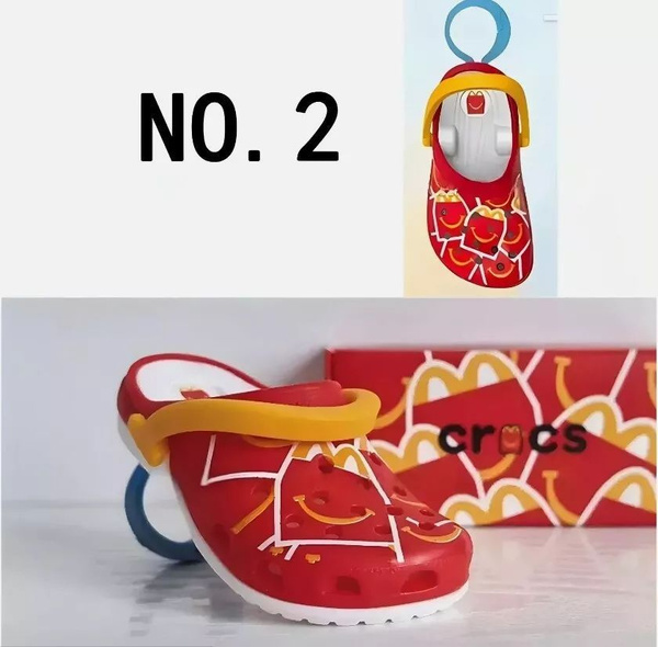 Брелок McDonald's Mini Crocs 2024,Вкусно и точка купить на OZON по ...