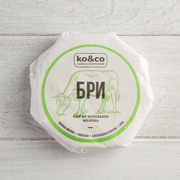 Сыр мягкий с белой плесенью Бри 45% 150 г, КО&СО купить на OZON по ...