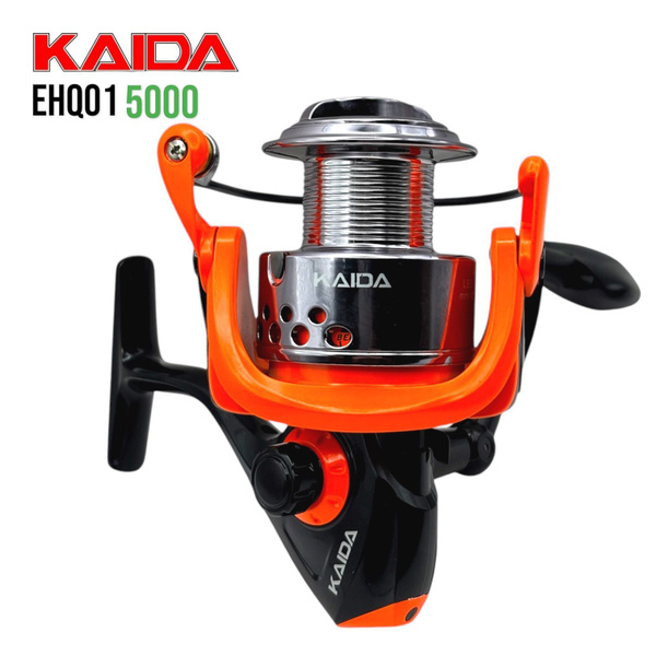 Катушка KAIDA EHQ_салатовый_салатовый, Безынерционная, 5000, Передний фрикцион купить c ...