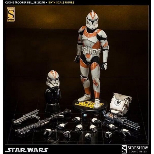 Характеристики Фигурка Sideshow Collectibles Star Wars 212th Attack Battalion Clone Trooper ...