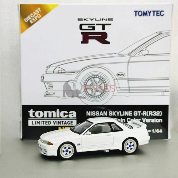 Машинка 202410 Tomytec TOMICA TLV 1/64 Nissan Skyline GT-R R32 Plain ...