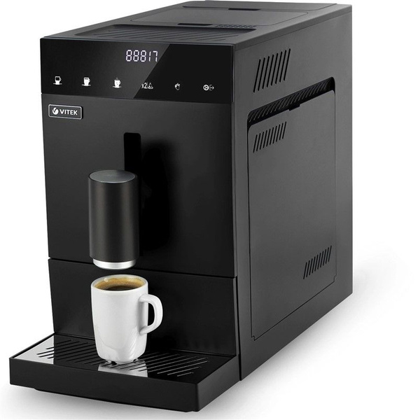Кофемашина Vitek Metropolis VT-8700, черный купить на OZON по низкой цене (1766524010)