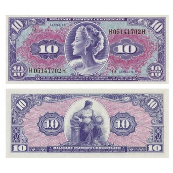 10 долларов 1964 США военный платежный сертификат, копия купить на OZON по низкой цене в ...