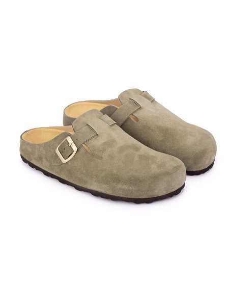 Сабо Женский Ortmann Замша H, размер 39 Мягкая стелька, Анатомическая стелька Пряжки Германия Да ...