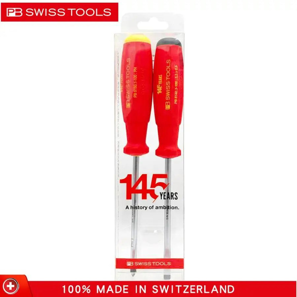 PB SWISS TOOL Швейцарский набор симметричных отверток 145 Anniversary Edition Phillips 1 Non ...
