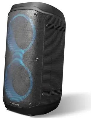 Колонка портативная Microlab PT600, 64Вт, черный купить на OZON по низкой цене (1897542061)