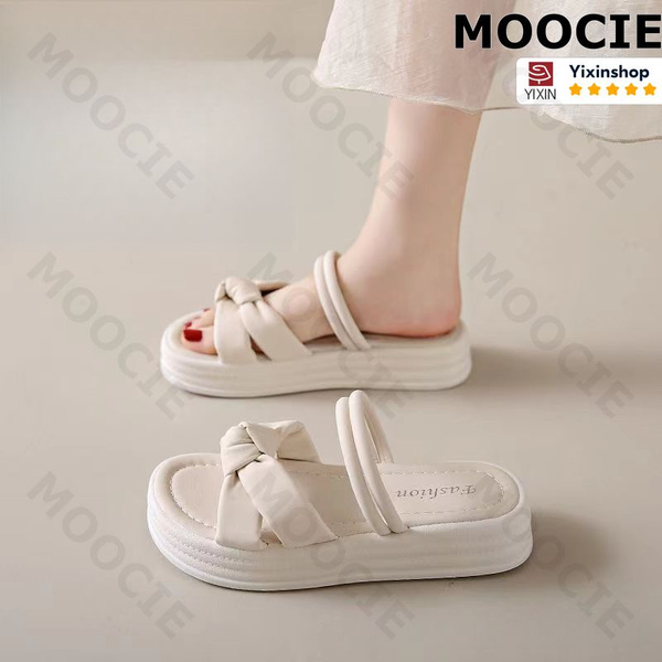 Босоножки Женский MOOCIE Платформа, размер 36, 37 Круглый нос Лето Система скоростной шнуровки ...