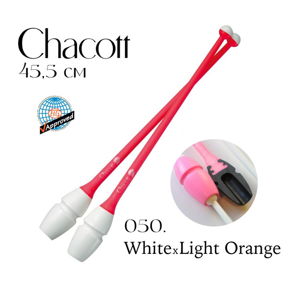 Булавы CHACOTT/ 45,5 см / 050 (White Light Orange) FIG купить c доставкой на OZON по низкой цене ...
