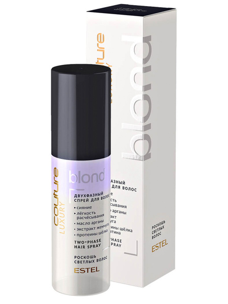 ESTEL PROFESSIONAL Двухфазный спрей для осветленных волос и блонда HAUTE COUTURE LUXURY BLOND ...