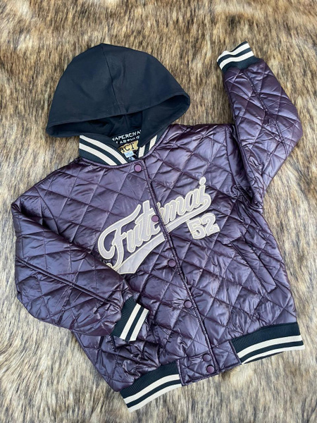 Куртка Мальчики, Девочки THANHDAT темно-бордовый Полиэстер, размер 110, 116 Длинный Демисезон ...