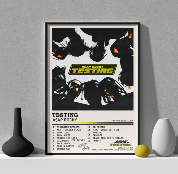 Характеристики PostersClub Постер ASAP Rocky - "Testing" 30 см x 40 см ...