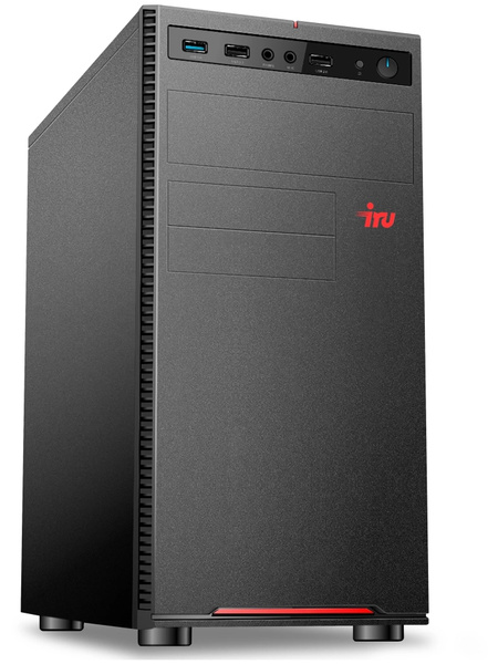 iRU Системный блок 310H6SE (Intel Pentium Gold G7400, RAM 8 ГБ, SSD 256 ...
