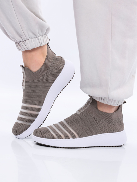 Слипоны Женский Miss Shoes Сетчатая ткань Туризм, Фитнес, размер 38 W ...