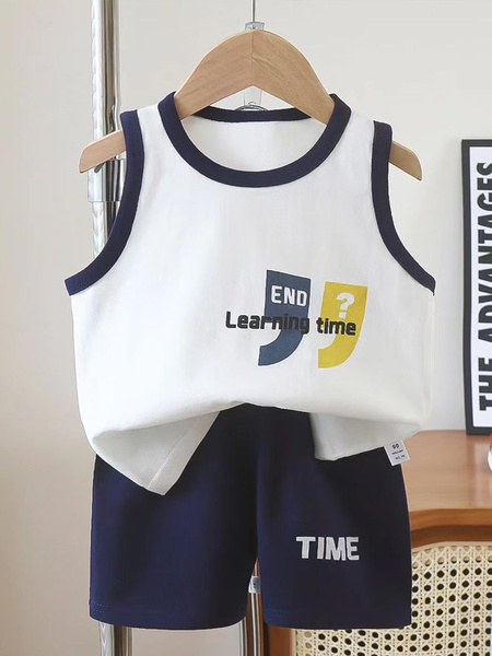 Комплект маек Девочки, Мальчики BCATON холодный белый, размер 130 Хлопок Спортивный Китай ...