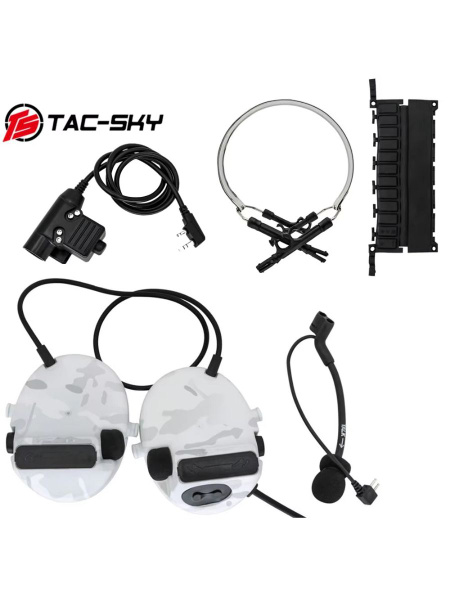 Наушники Вкладыши TS TAC-SKY Тактическая гарнитура C3 Проводное ...
