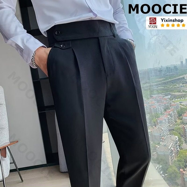 Брюки Мужской MOOCIE бананы черный ABS пластик Домашний, размер 54 Другое, Пуговицы На любой ...