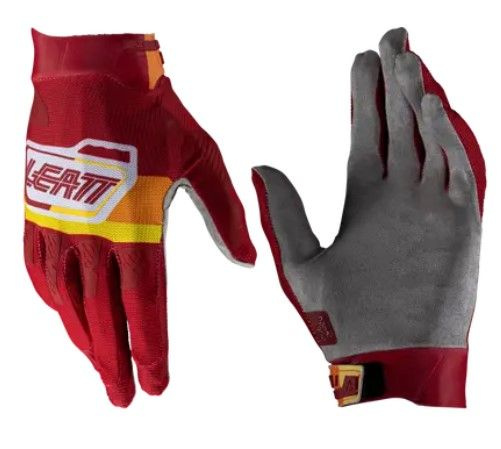 Мотоперчатки мужские LEATT Moto 2.5 X-Flow Glove, PitBoard Ruby 2025, размер M купить c ...