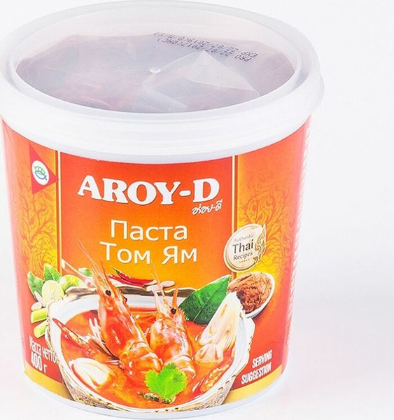 Соус Паста для приготовления Том Ям 400 г, Aroy-D купить на OZON по ...