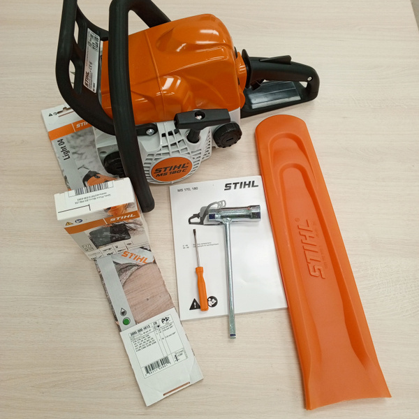 Бензопила STIHL MS 180 C-BE, шина R 40 см, цепь 63 PM купить на OZON по ...
