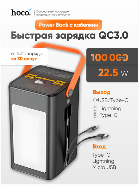 Внешний аккумулятор (Power Bank) hoco akb_USB_USB Type-C купить c ...