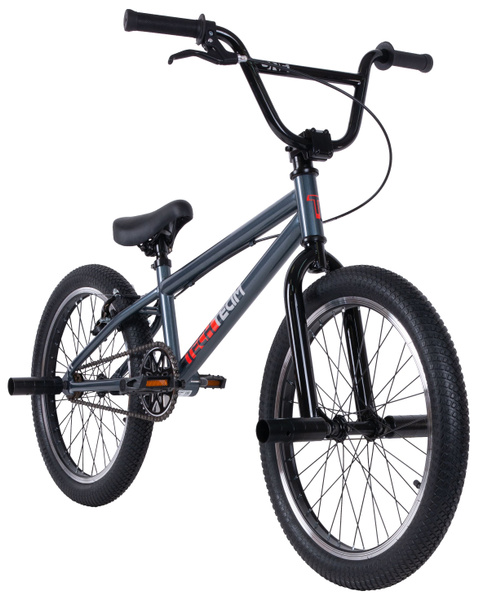 Велосипед BMX TechTeam 20" STEP ONE NEW (2025), серый, на рост 120-160см, экстремальный трюковой ...