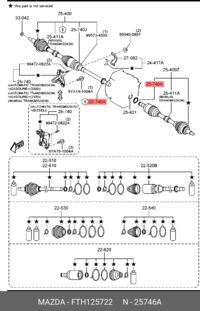 FTH125722 MAZDA Сальник купить на OZON по низкой цене (1940661321)