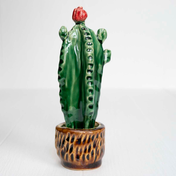 Фигурка керамическая, кактус, ручная работа, модель 1891 купить на OZON по низкой цене (1942467942)