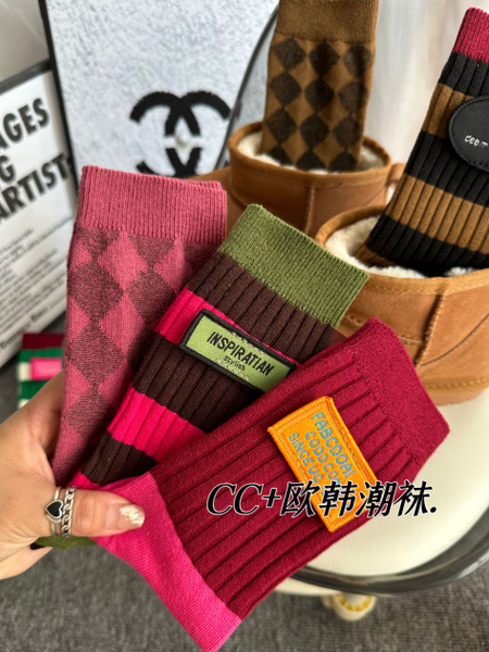 Чулки Женский Miu Miu размер универсальный пудровый Хлопок Капрон Домашний На любой сезон