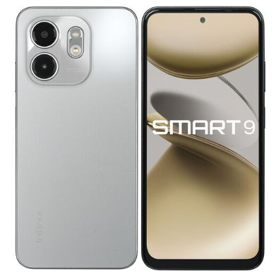 Смартфон Infinix SMART 9 X6532 64+3 64 ГБ 3 ГБ Серебряный 6.7 IPS X6532 ...
