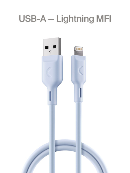 Кабель Apple Lightning, USB Type-A COMMO Jelly USB-A — Lightning купить ...