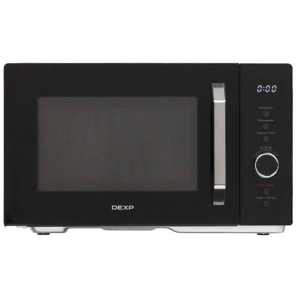 Микроволновая печь DEXP MW25-M01 черный 25 л, 900 Вт, переключатели - кнопки, поворотный ...