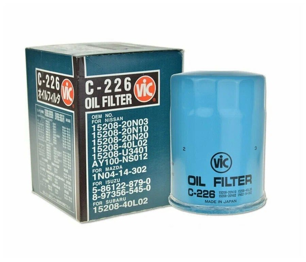 Фильтр масляный VIC C-226 MAZDA CX-5 II KF Mazda3 BK Mazda3 BL Mazda6 GG Mazda6 GH VOLVO S60 FS ...