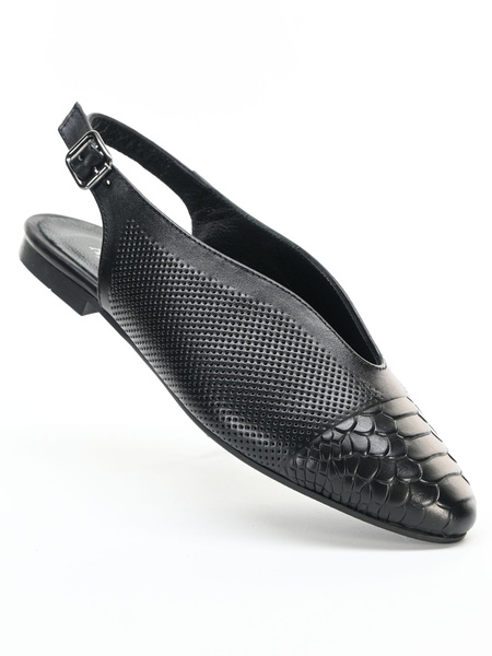 Босоножки Женский Ascalini Стандартный низкий (до 4 см) Натуральная кожа, размер 37 8 Лето ...