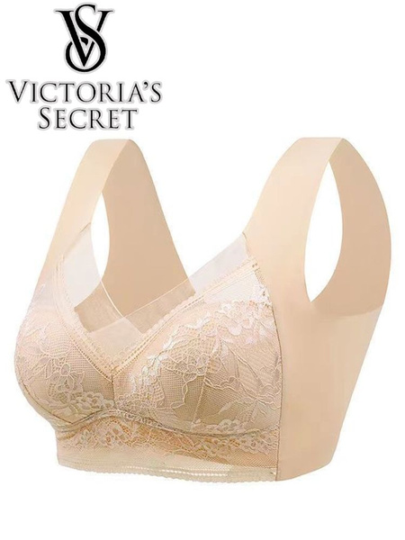Топ-бра Женский Victoria's Secret сливочная помадка, размер 75A, 75B Синтетика Спортивный ...