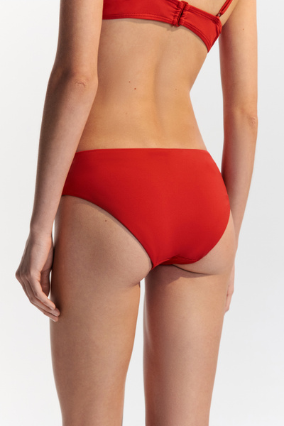 Плавки Женский Befree Текстиль красный, размер 50 Китай Пляжный Однотонный, рост 170 купить c ...