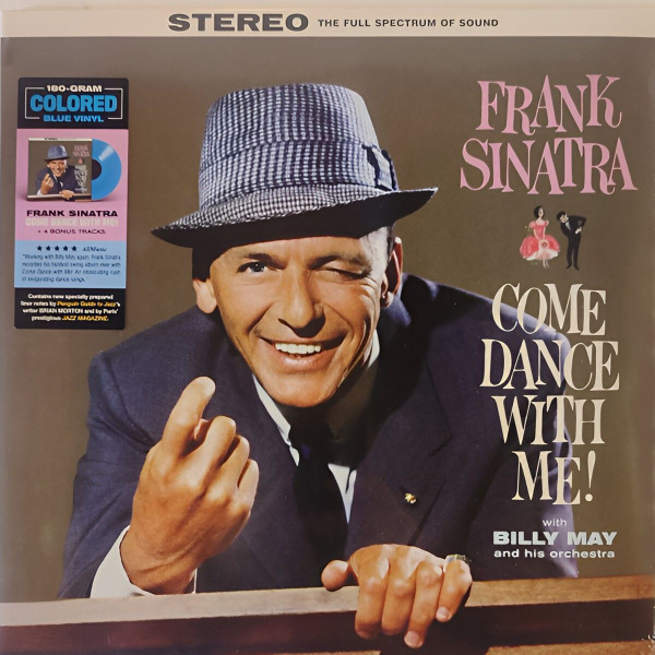 Frank Sinatra Come Dance With Me! + 4 Bonus Tracks Blue Vinyl (LP ...