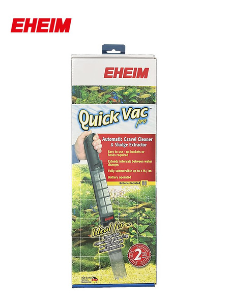 EHEIM Quick Vac pro 3531 Автоматический очиститель грунта для аквариума с батарейным питанием ...