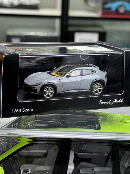 Масштабная модель 1:64 Ferrari Purosangue V12 FUV, металлическая копия SUV от FunnyModel. купить ...