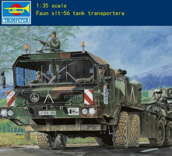 Trumpeter 00203 1/35 Faun Elephant SLT-56 сборная модель Транспортер ...