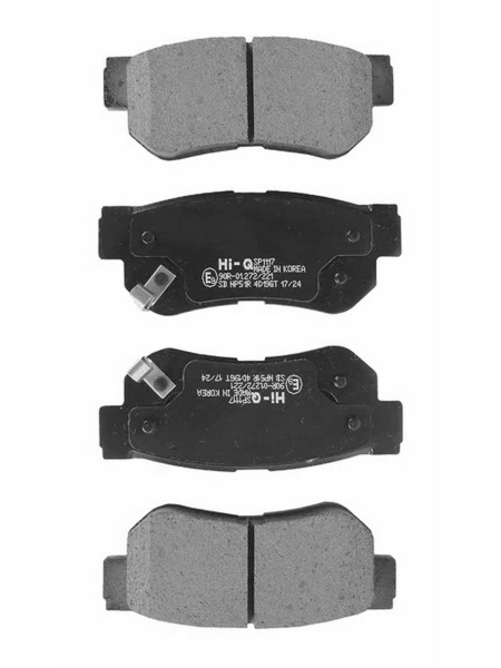 Тормозные колодки дисковые задние SANGSIN SP1117 для Hyundai Elantra ...