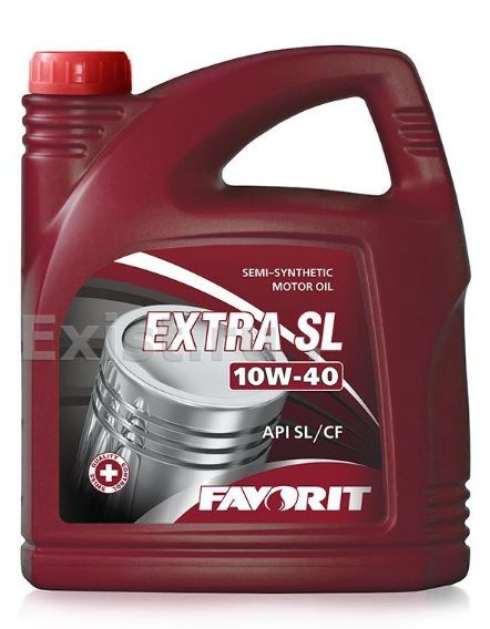 Масло моторное FAVORIT FAVORIT OIL EXTRA SL SAE 10W40 API SL/CF 5л масло моторное (БЕНЗИНОВЫЕ ...