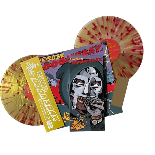 MF Doom - Operation: Doomsday (5000шт в мире Red and Gold Splatter 25th Anniversary, OBI USA ...
