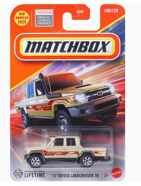 Машинка металлическая модель машины Matchbox 1/64 30782 '17 Toyota ...