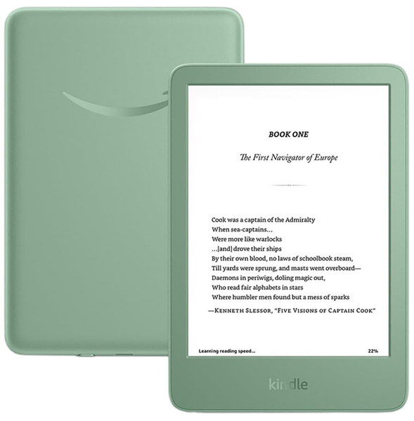 Электронная книга Amazon Kindle E-ink HD Carta 6, Монохромный 16 ...