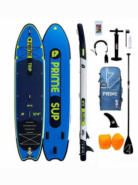 Сапборд PRIME 12.4x33x6 Trip blue S25 (375x84x15 см) надувной ...