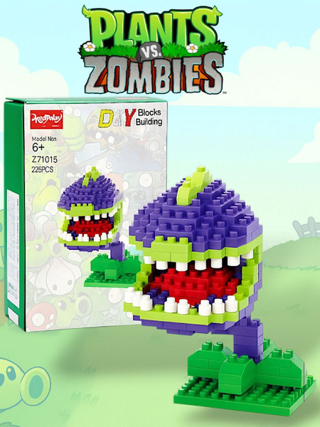 Микроконструктор "Зубастик" из PvZ, 250 деталей купить на OZON по низкой цене (1421798556)
