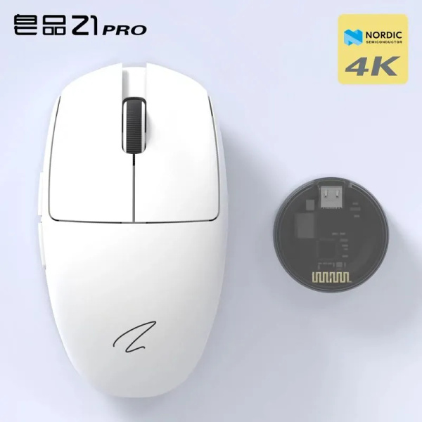 Игровая мышь беспроводная ZAOPIN беспроводная Z1 Pro, 4K , белый купить c доставкой на OZON по ...