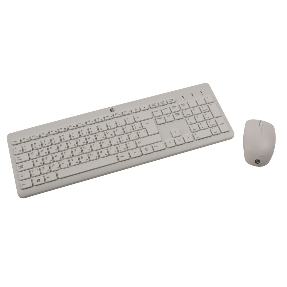 Мембранная клавиатура HP 230, White, USB + мышь купить по низкой цене ...