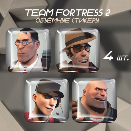 Отзывы на Наклейки на телефон 3D стикеры Team fortress 2 Dr. Ludwig ...